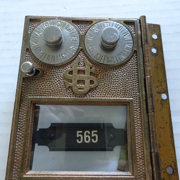 USPS | Office | Us Post Office Box Door With Combo Lock Dual Dial Combo ...